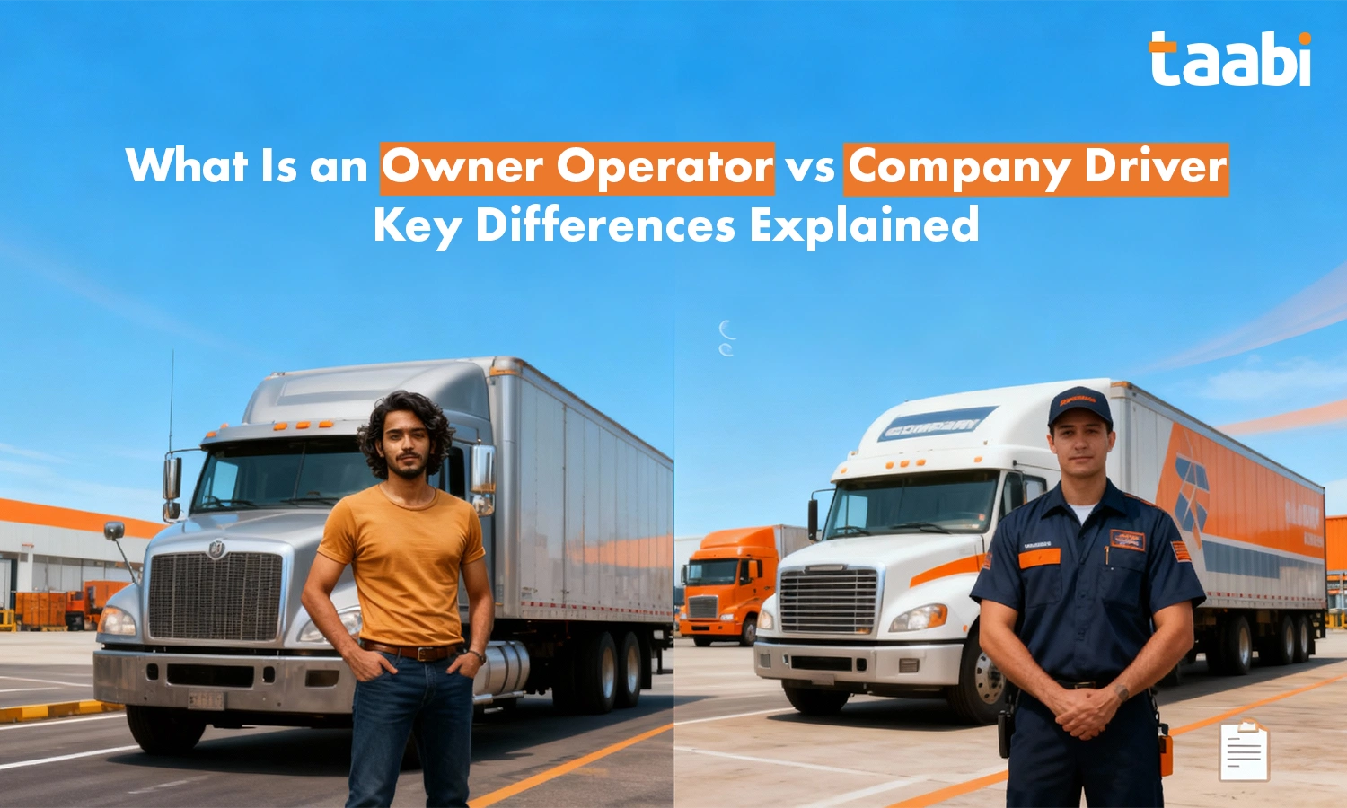 What Is an Owner Operator vs Company Driver: 5 Key factor